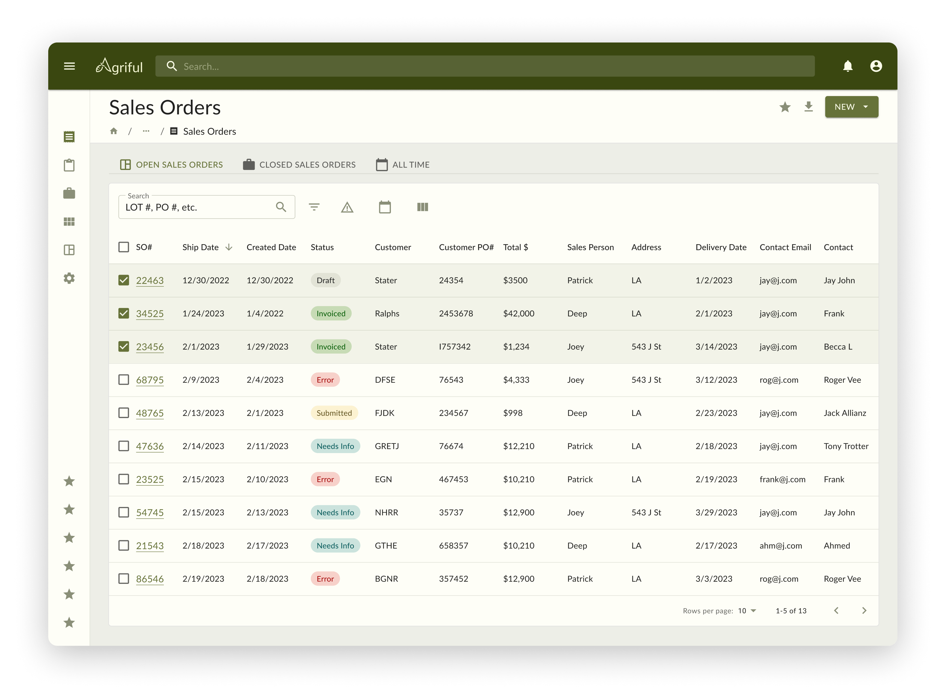 Agriful Software: Home